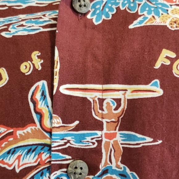 Island Shores | Shirts | Hawaiian Shirt Mens Red Cotton Island Shores L ...